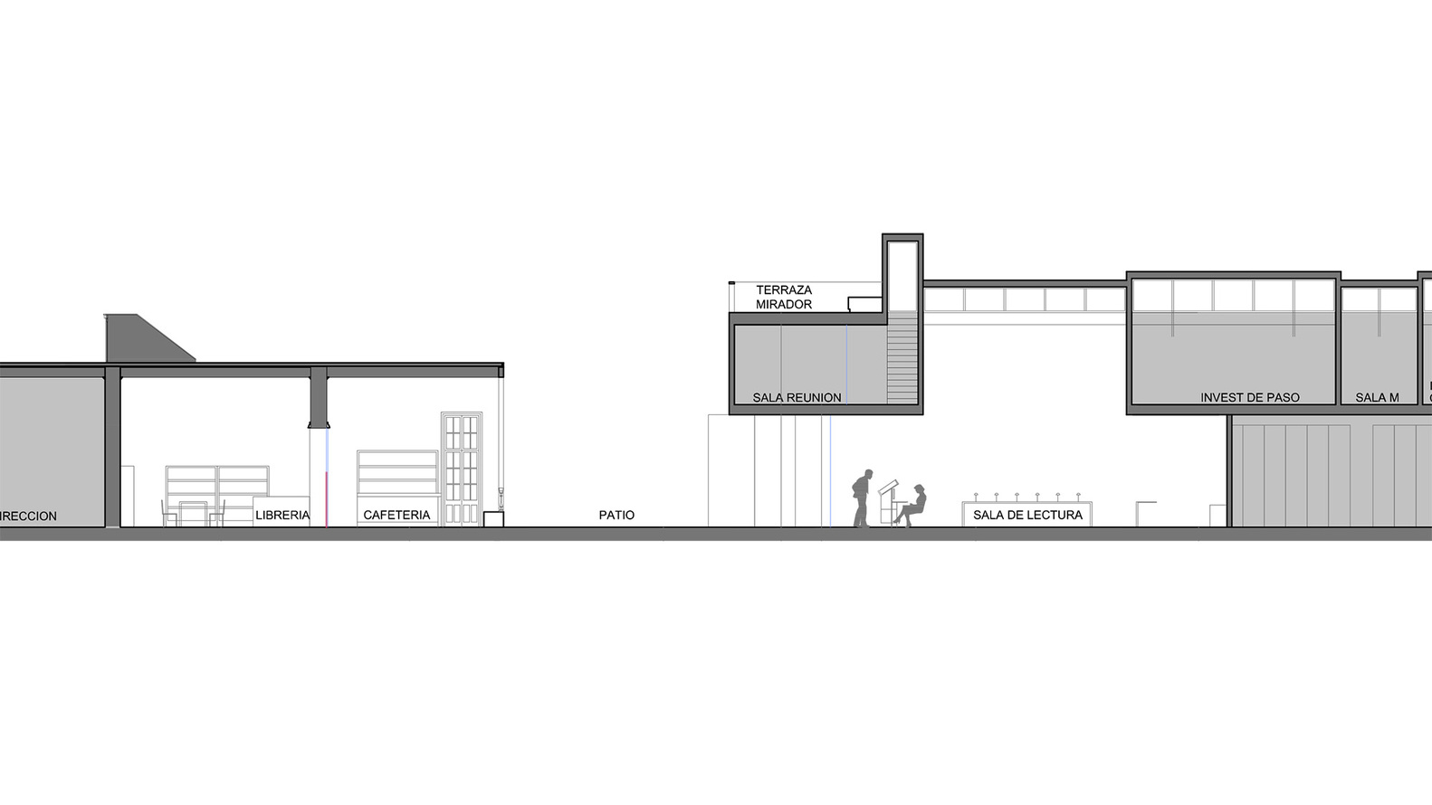 09_corte_patio - Arquitectura PUCP