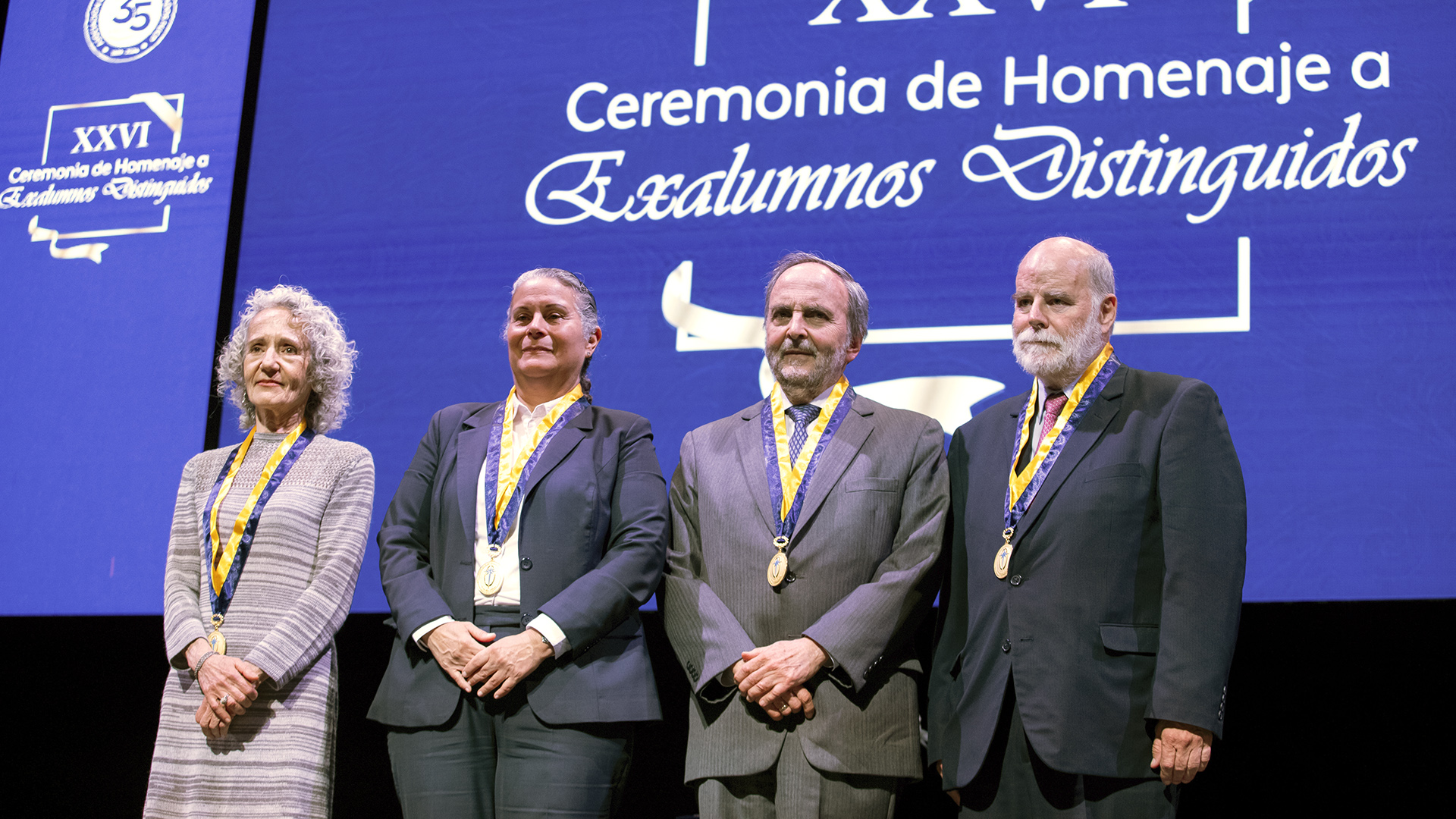 Cuatro egresados fueron homenajeados por su valiosa trayectoria